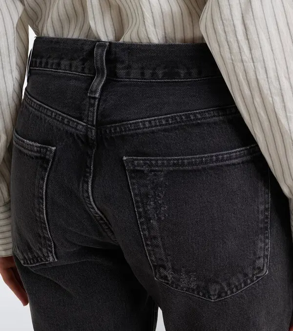 AGOLDE Kick Boot Bootcut Jeans In Reissue - Black