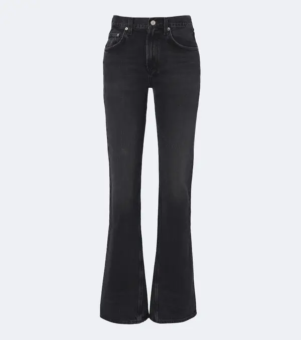AGOLDE Kick Boot Bootcut Jeans - Black
