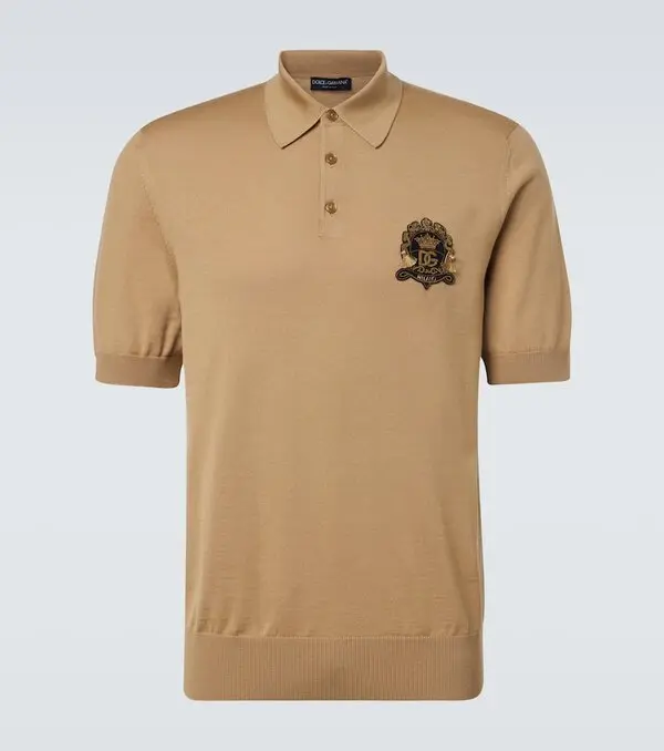 Dolce & Gabbana Virgin Wool Polo Shirt
