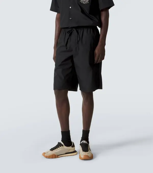 Dolce & Gabbana Vanity Cotton Poplin Bermuda Shorts