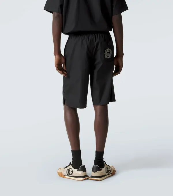 Dolce & Gabbana Vanity Cotton Poplin Bermuda Shorts