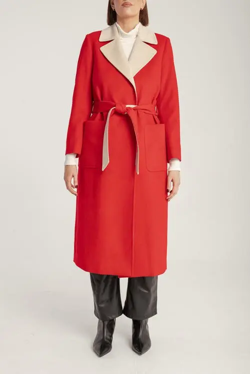 1982 Cashmere Belted Wrap Coat - V3_red_cream