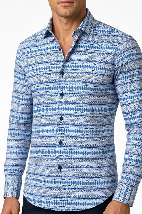 MASUTTO Sean Button Down Long Sleeve Shirt