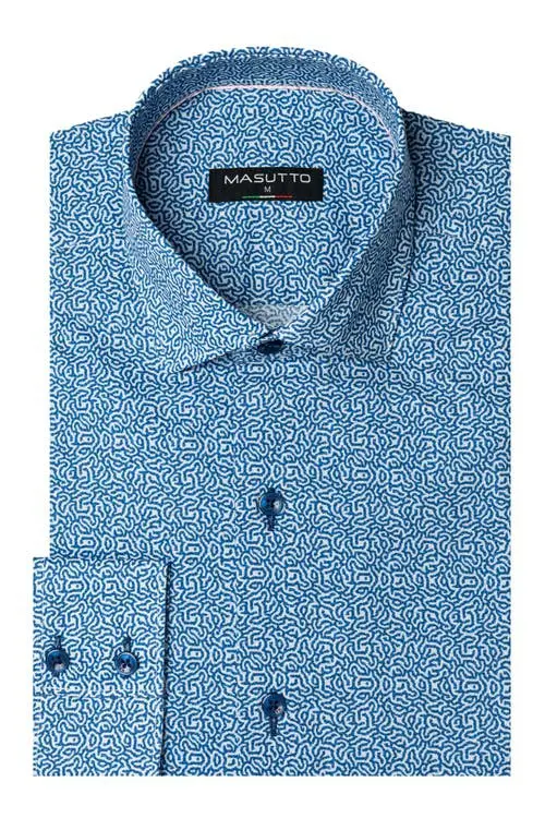 MASUTTO Lucas Button Down Long Sleeve Shirt