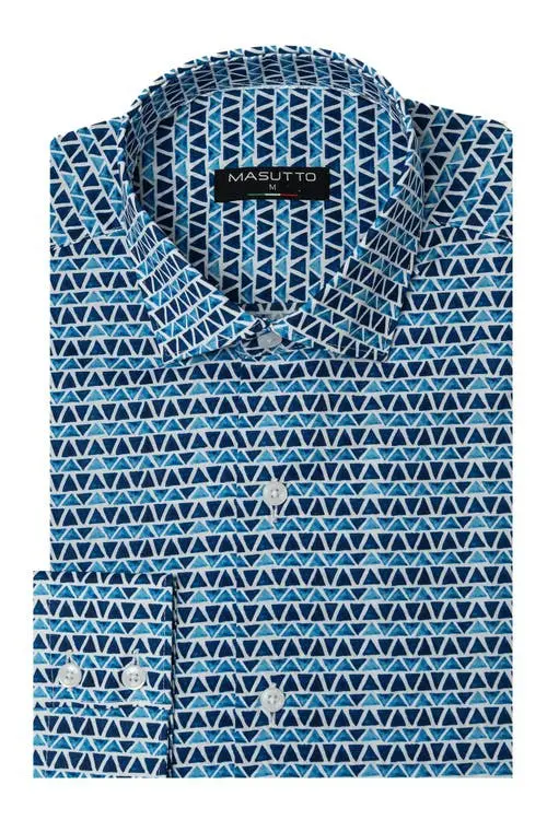 MASUTTO Harry Button Down Long Sleeve Shirt
