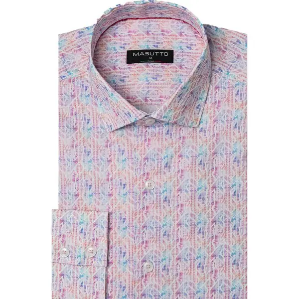 MASUTTO Richie Button Down Long Sleeve Shirt