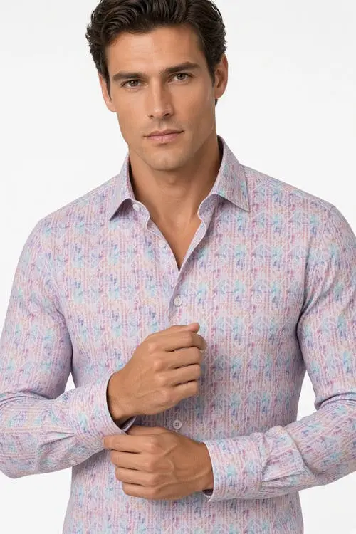 MASUTTO Richie Button Down Long Sleeve Shirt