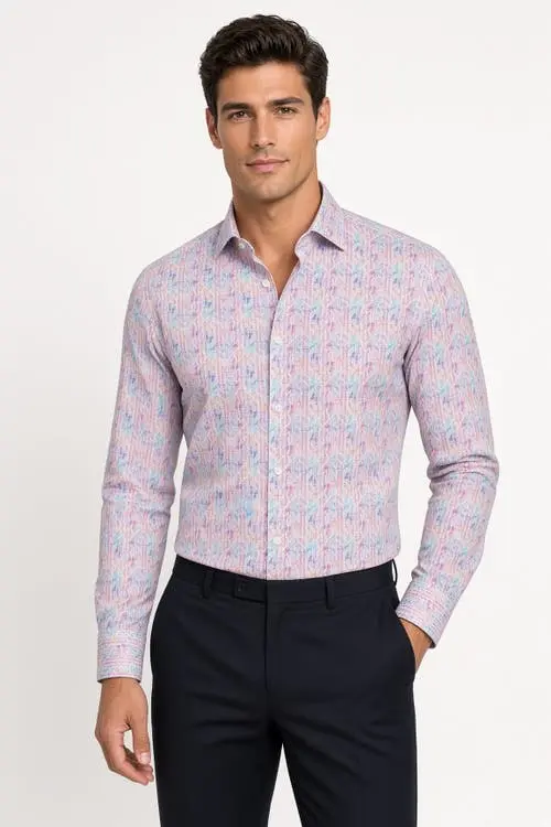MASUTTO Richie Button Down Long Sleeve Shirt