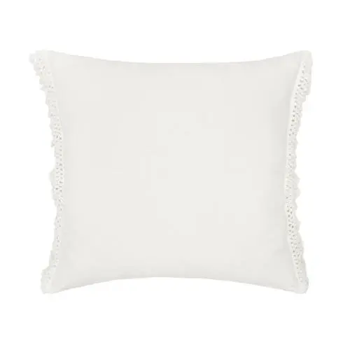 ELISABETH YORK Lavato Dove Cotton Pillow Sham - White