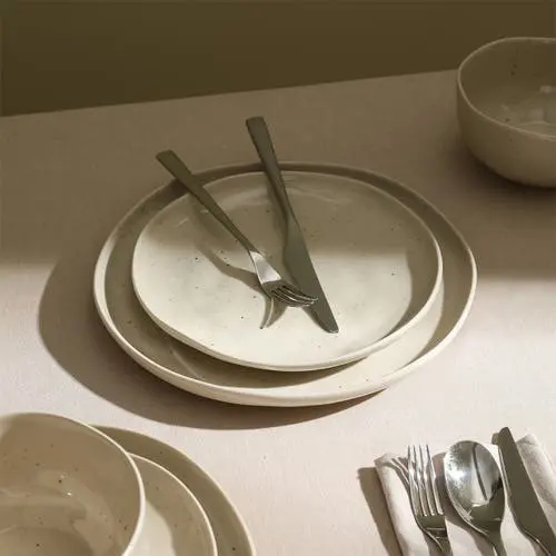 STONE + LAIN Mirella Stoneware 24-piece Dinnerware Set