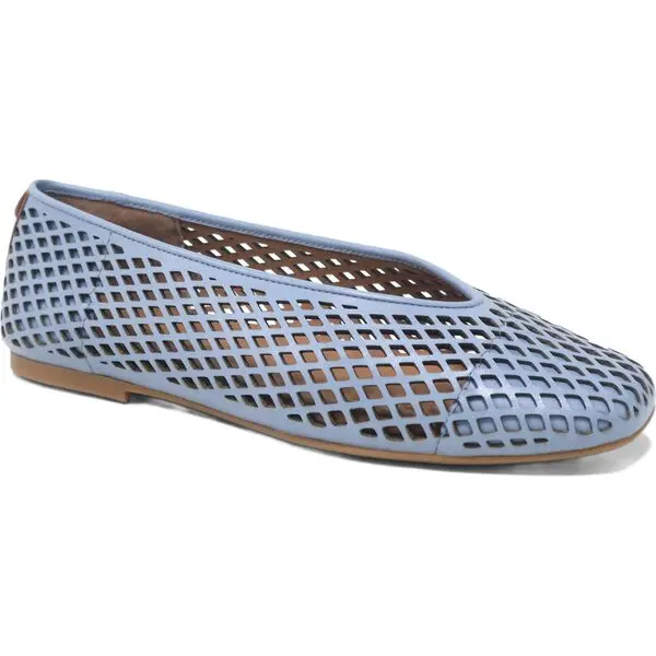 Gentle Souls Willow Perf Ballet Flat - Ashley Blue Leather