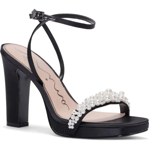 Nina Evette Platform Sandal - Black Ls S