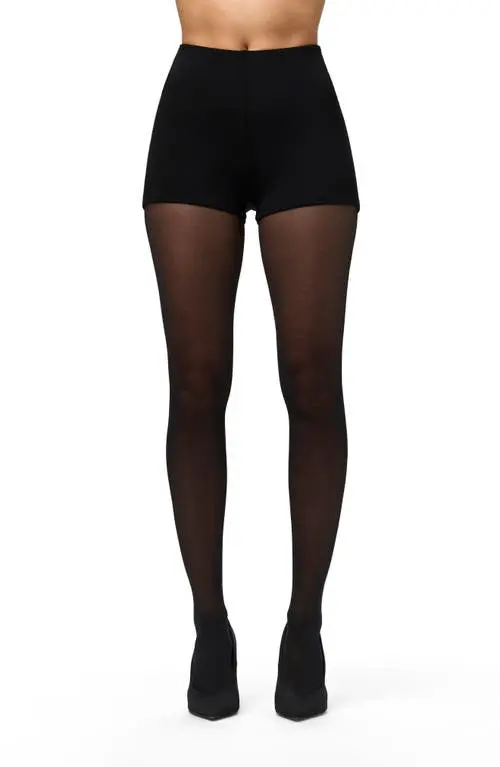 Naked Wardrobe Sculpting Hot Shorts - Black