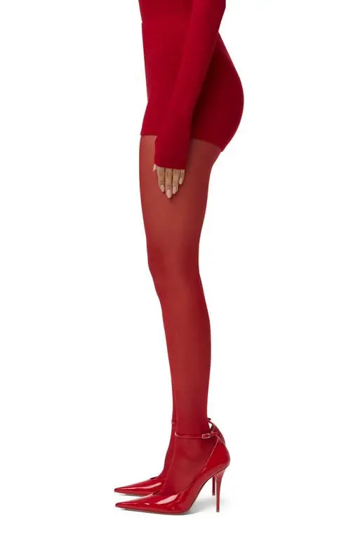 Naked Wardrobe Sculpting Hot Shorts - Ruby Red