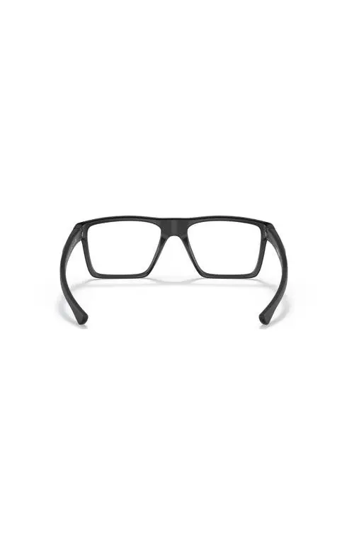 Oakley 54mm Square Full Rim Eyeglasses - Black