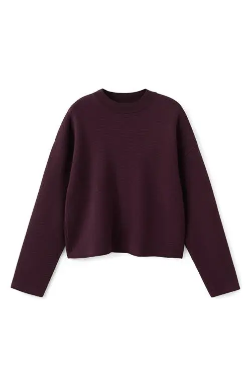 Mango Structured Crewneck Sweater