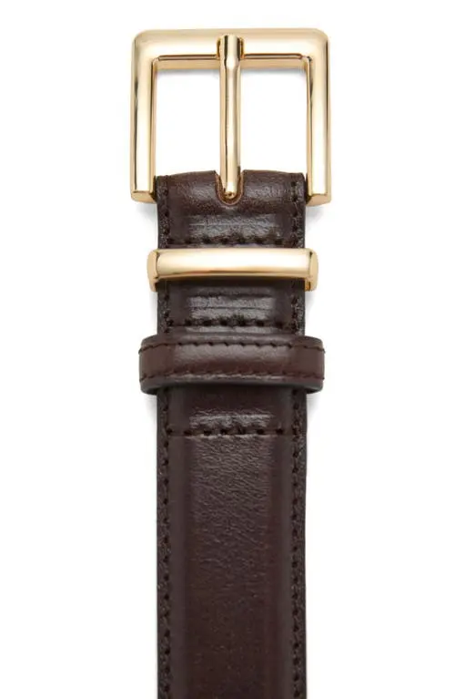 Mango Leather Belt - Chocolate