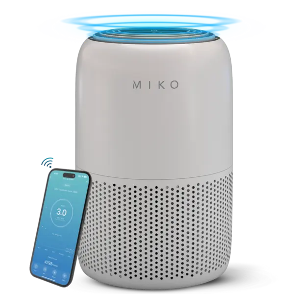 MIKO Smart True Hepa Air Purifier With App Control - One-color