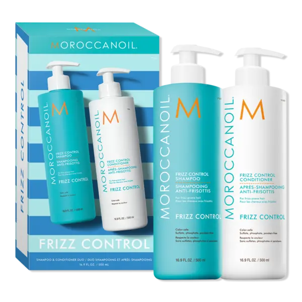 MOROCCANOIL Frizz Control Shampoo & Conditioner Half-liter Duo - One-color