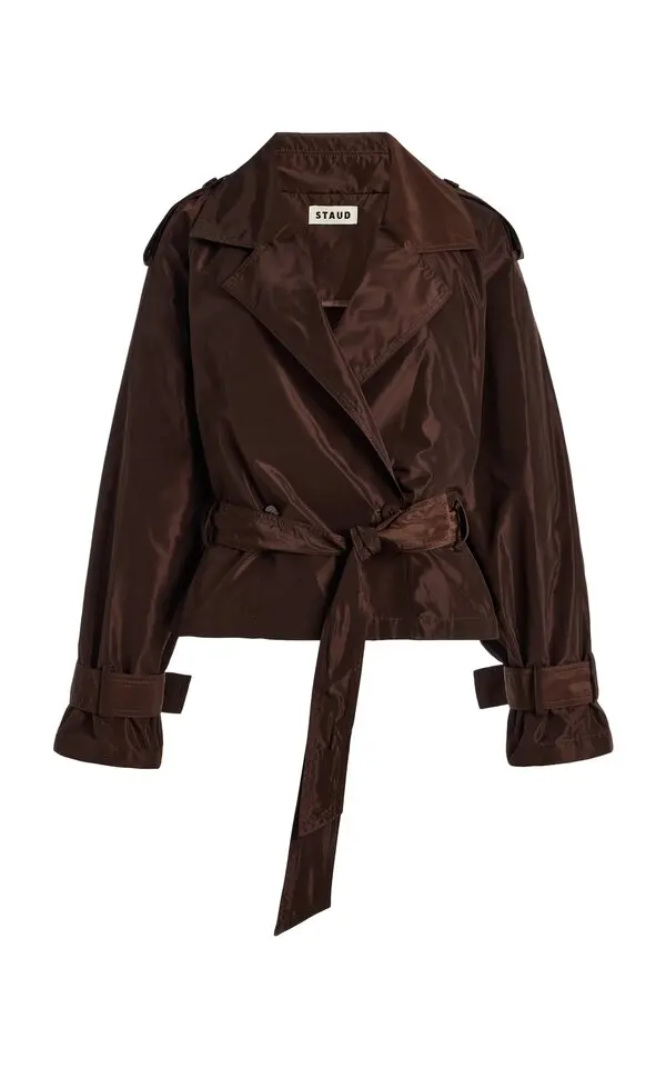 Staud Vale Trench Jacket - Brown