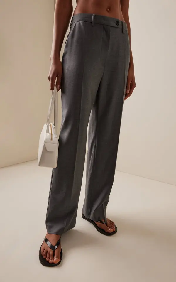 Co Straight-leg Wool Trousers