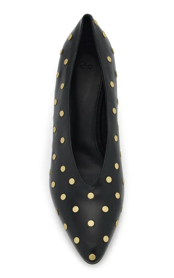 Co Studded Kitten Heels