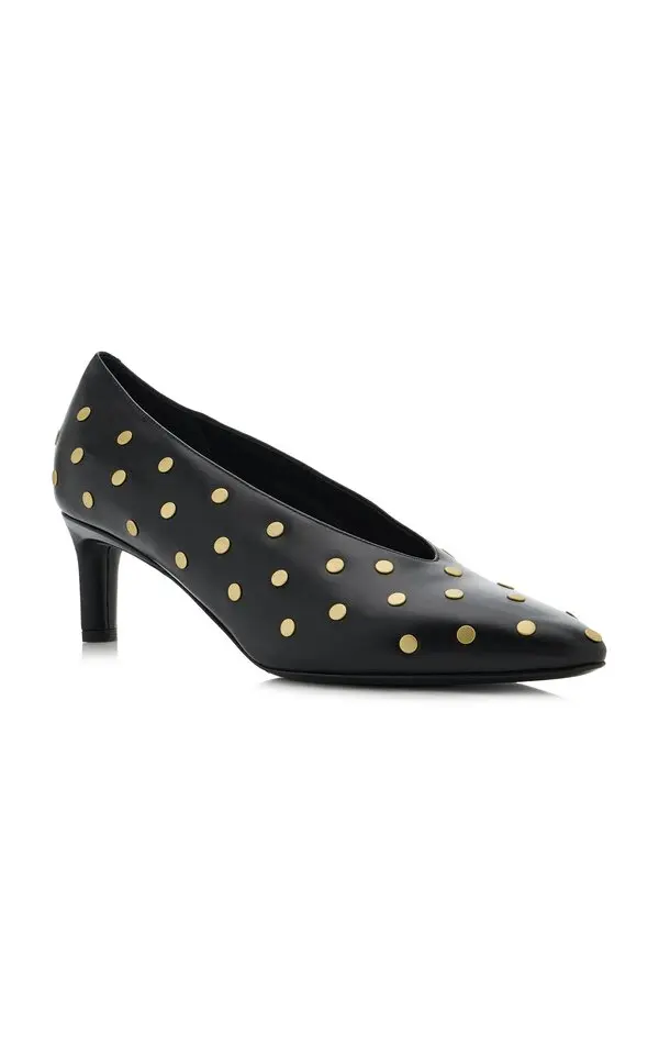 Co Studded Kitten Heels