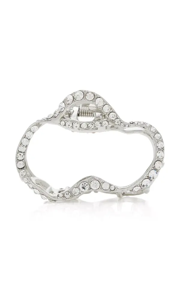 LELET NY Tera Crystal Claw Clip - Silver