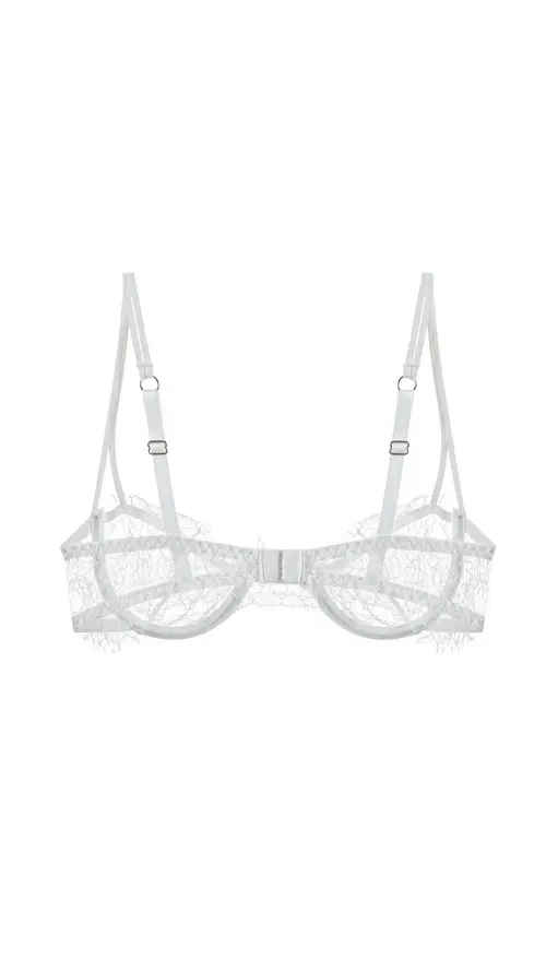 MERS SILK Lacy Lace Bra