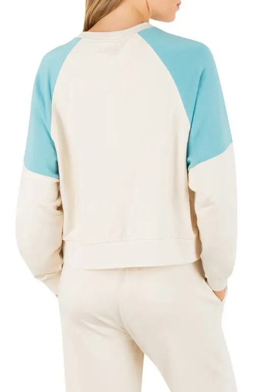 Hurley Crew Neck Color Block Sweatshirt