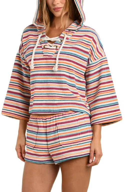 L'Agence Cotton Terry Cover-up Poncho