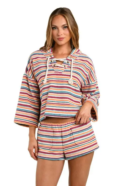 L'Agence Cotton Terry Cover-up Poncho