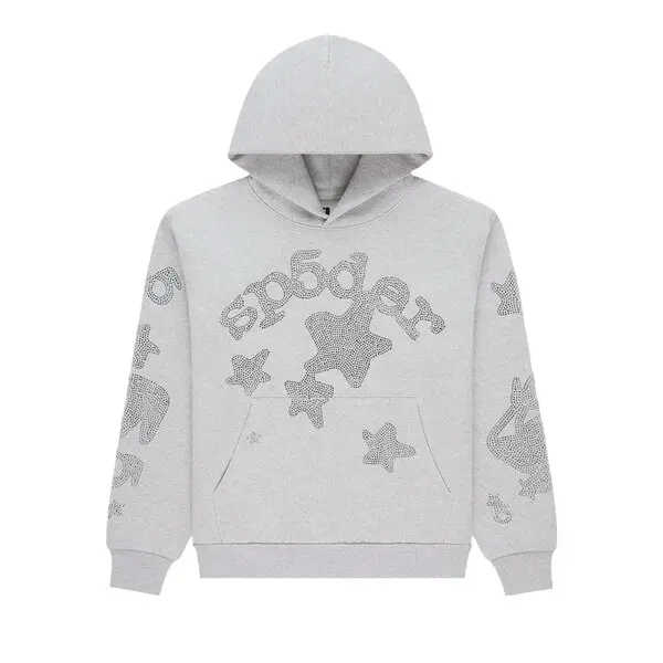 SP5DER Rhinestone Beluga Hoodie