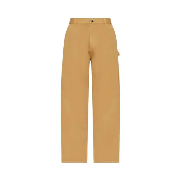 Moncler Button Up Zipper Straight Leg Trousers