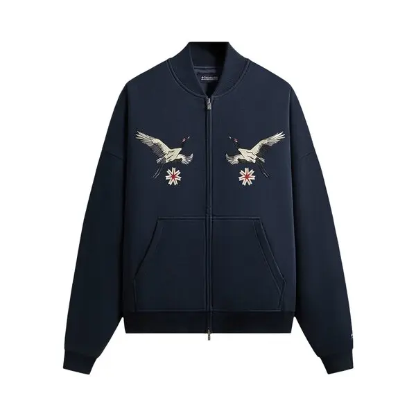 Kith For Columbia Crane Vintage Braxton Zip Up Jacket - Blue