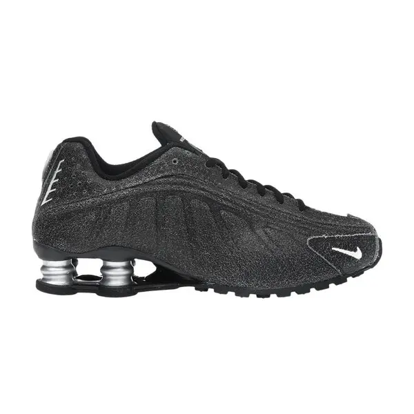 Nike Shox R4 Distressed Leather - Black