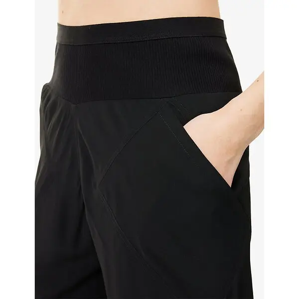 Rick Owens Bias Straight-leg Woven Trousers - Black