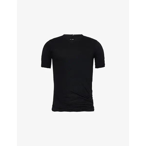 Rick Owens Double Short-sleeve Cotton T-shirt - Black