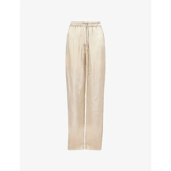 Rick Owens Dietrich Drawstring Woven Trousers - Sand