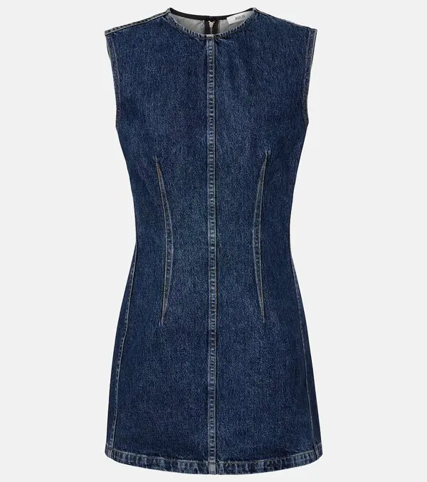 AGOLDE Barton Denim Minidress - Blue