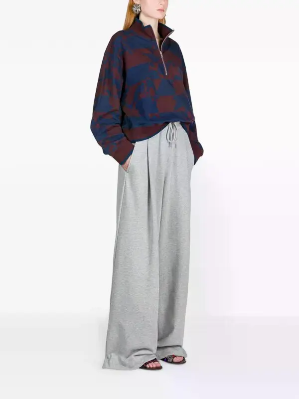 Dries Van Noten Loose Wide Leg Trousers