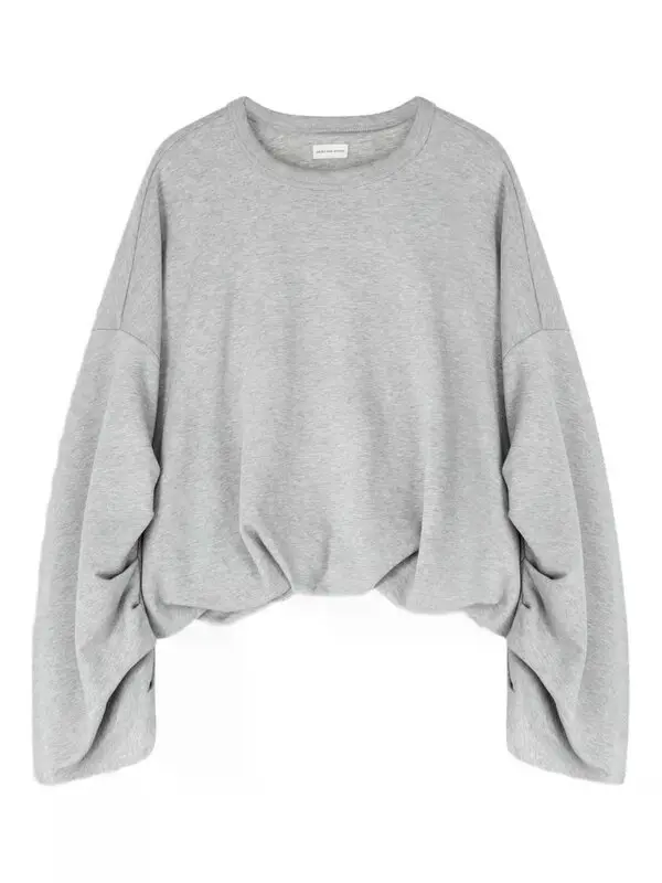 Dries Van Noten Draped Sweatshirt - Grey
