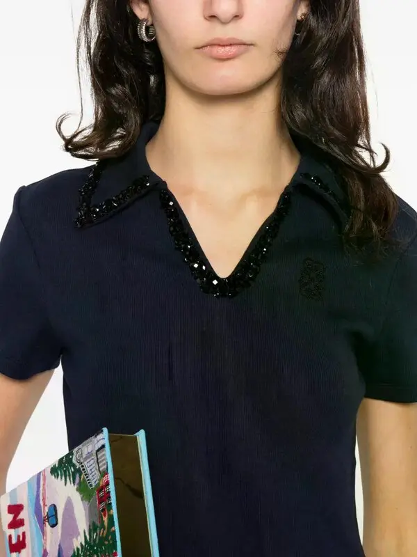 Sandro Embellished Collar Shirt