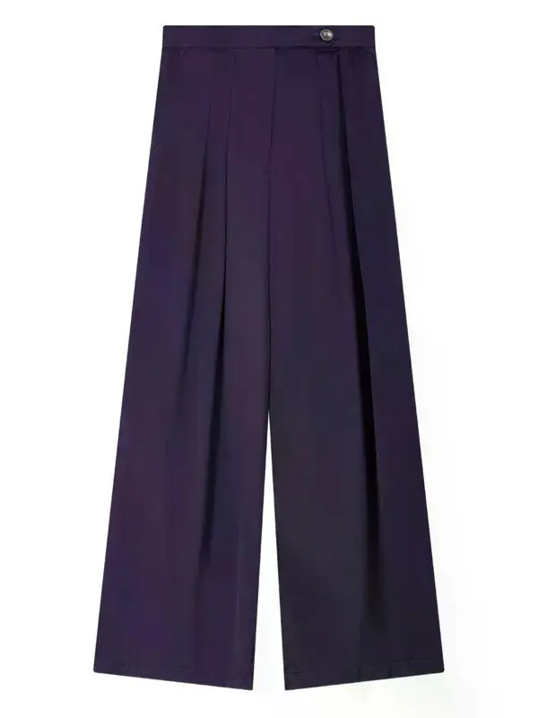 Dries Van Noten Wide Pleated Trousers