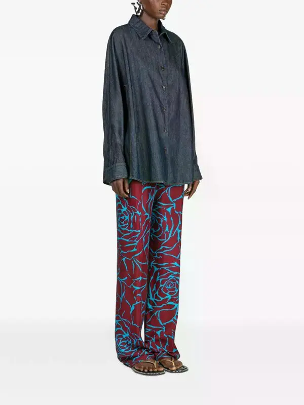 Dries Van Noten Denim Cocoon Shirt