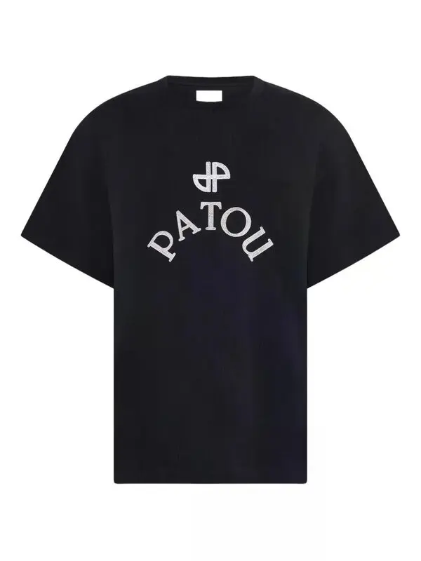 PATOU Logo Short-sleeve T-shirt - Black