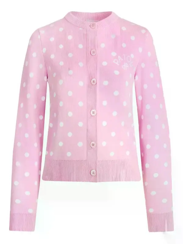 PATOU Polka-dot Cardigan - Pink