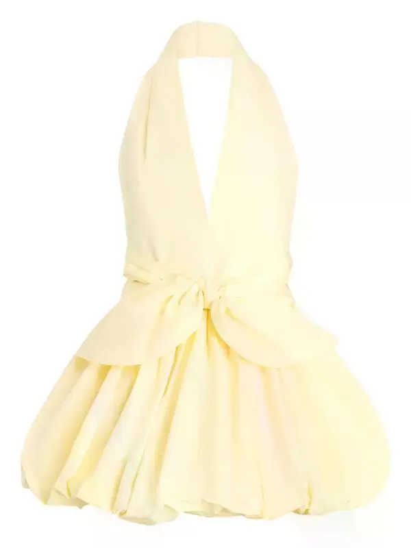 PATOU Knot Mini Dress - Yellow