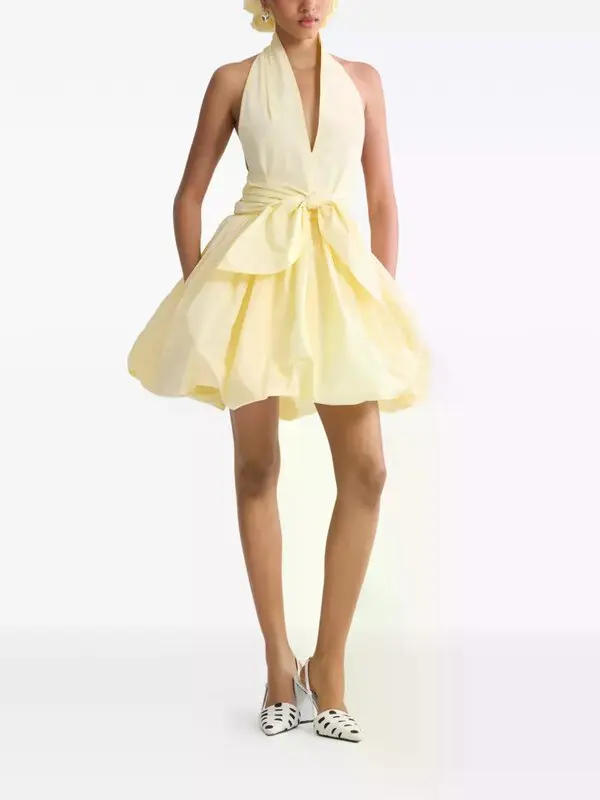 PATOU Knot Mini Dress - Yellow
