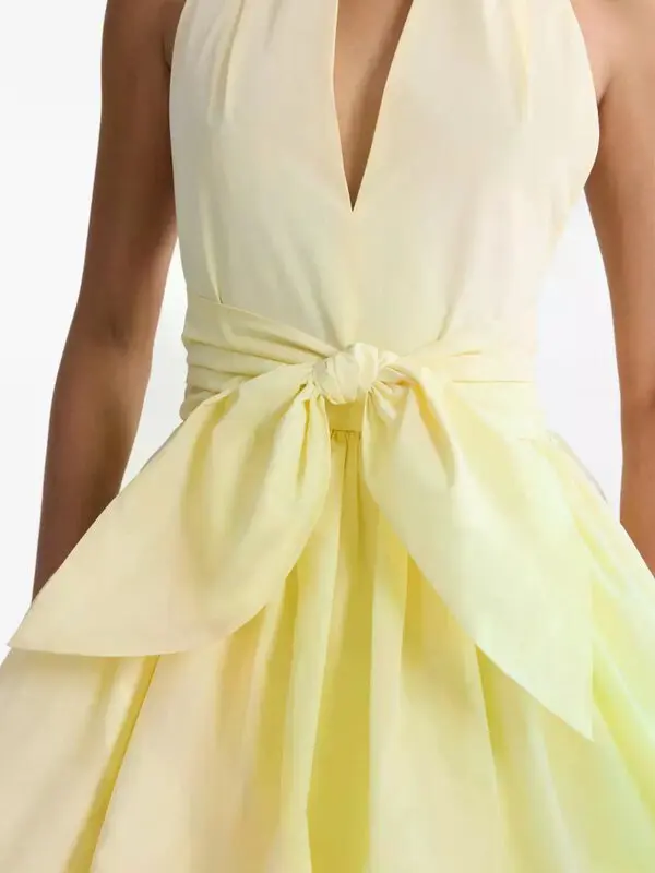 PATOU Knot Mini Dress - Yellow